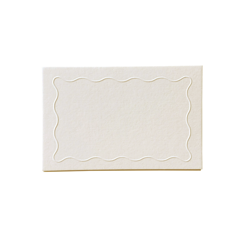 Squiggle Place Cards No. 01 – Jaymes Paper